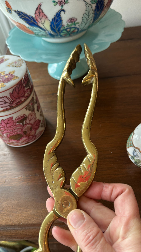 Antique Tongs, Brass, Bronze, Coal Tongs, Serving Tongs – The House of ...
