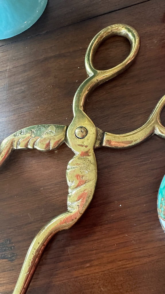 Antique Tongs, Brass, Bronze, Coal Tongs, Serving Tongs – The House of ...